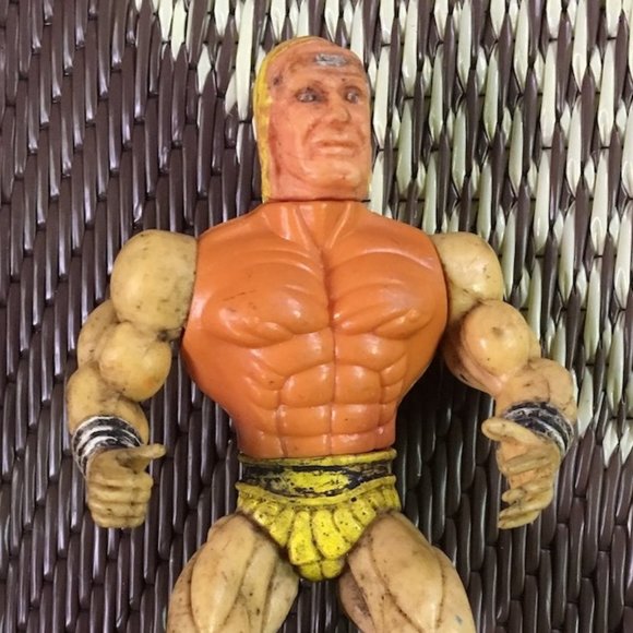 Toys | Hulk Hogan In Yellow Knockoff Bootleg Wrestling Action Figure ...
